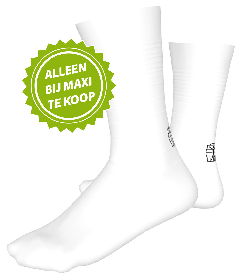 Bioracer speed sokken wit - Maxipromo.nl
