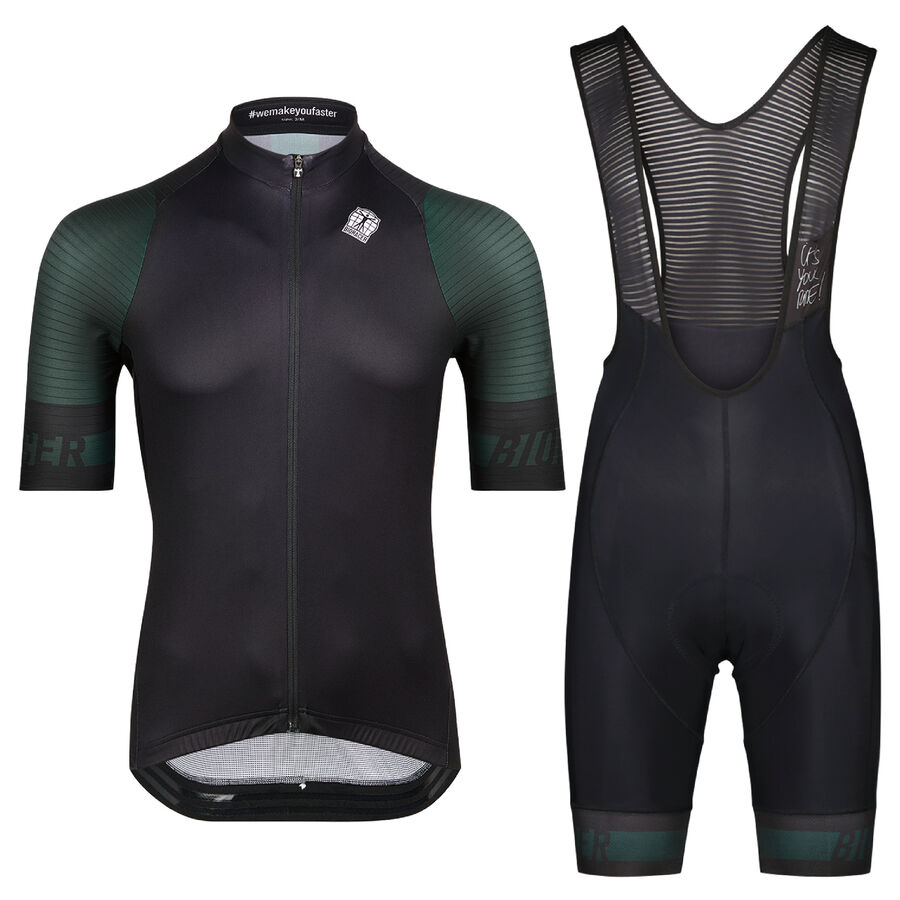 Bioracer team green wielerset - Maxipromo.nl